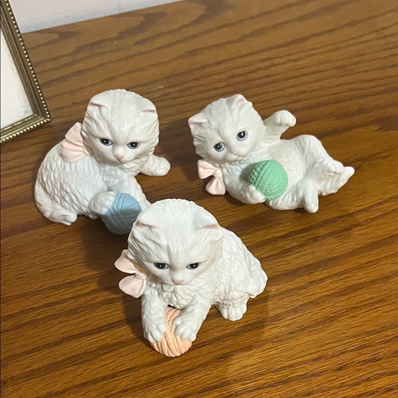vintage Homco kittens | Accents | Vintage Homco Kittens Set Of 3 | Poshmark